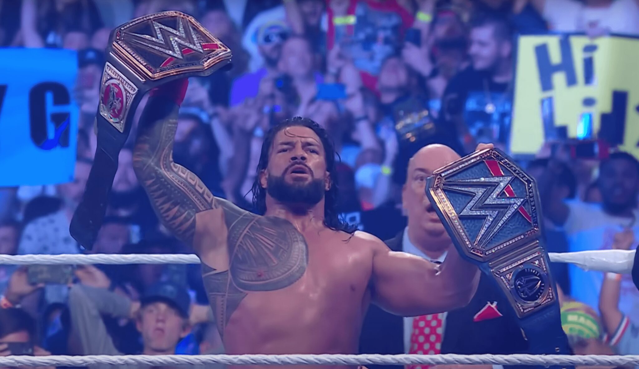 How long has Roman Reigns been Universal Champion? Every defence